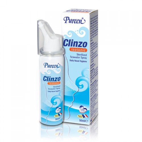 PUREEN CLINZO ISOTONIC (SEA WATER NASAL SPRAY) 50ML | Shopee Malaysia