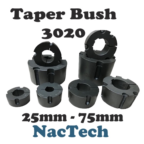 3020 Taper Lock Bush SPZ SPA SPB SPC V Belt Pulley ( 1/2/3/4/5/6 ...