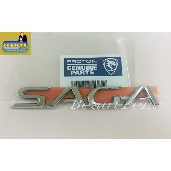 Proton SAGA Word Emblem Original Logo Tulisan Lambang Kereta Proton ...