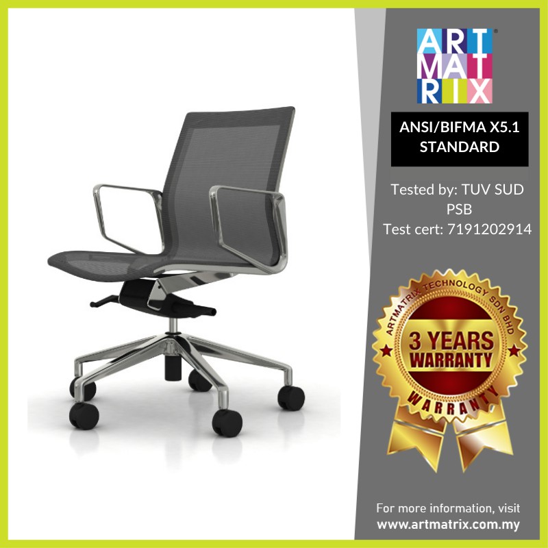 [Ready Stock] POLYGRAM - Aesthetic Meets Functions Mesh Executive Chair ...