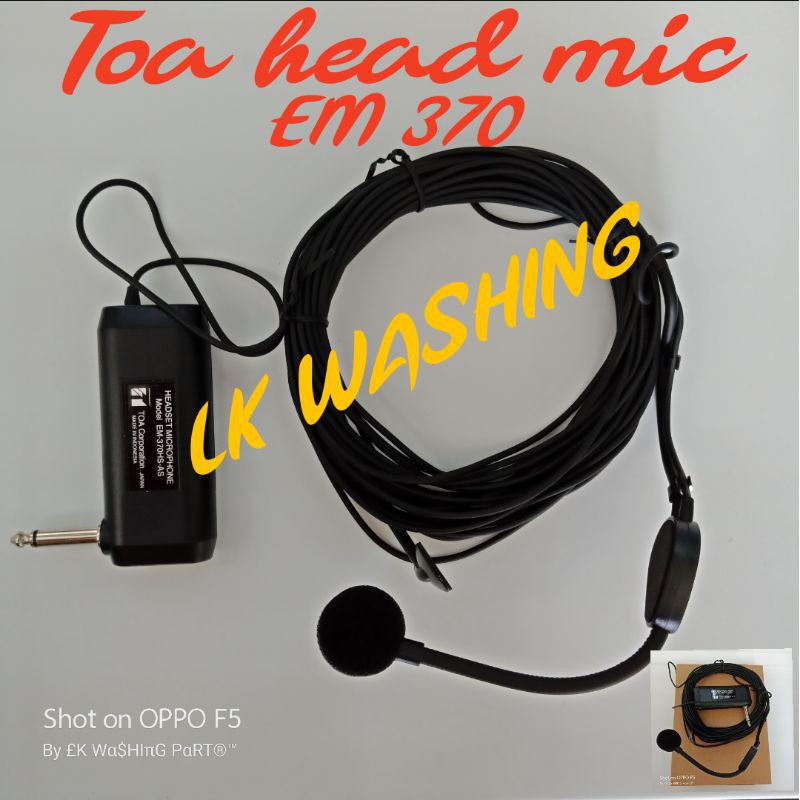 TOA HEAD MIC(EM-370HS) | Shopee Malaysia