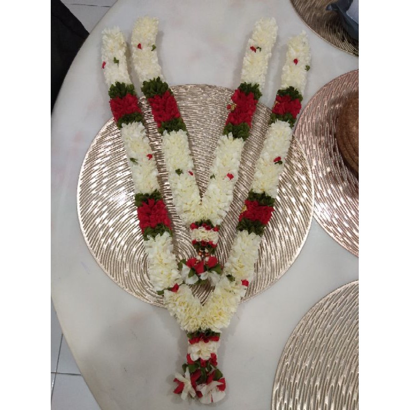 saamy malai Artificial Satin Garland Decor / Mala for God Idols / Photo ...