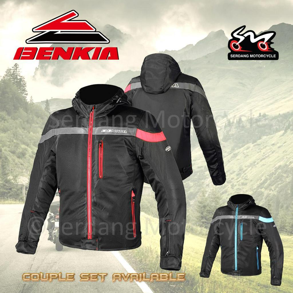 BENKIA JS97 Riding Jacket Hoodie Windbreaker Breathable Mesh Jaket ...