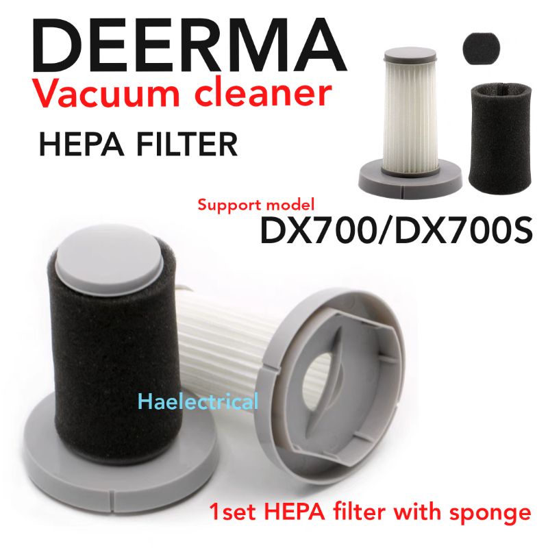 Deerma vacuum cleaner hepa filter DX700 DX700S | Shopee Malaysia