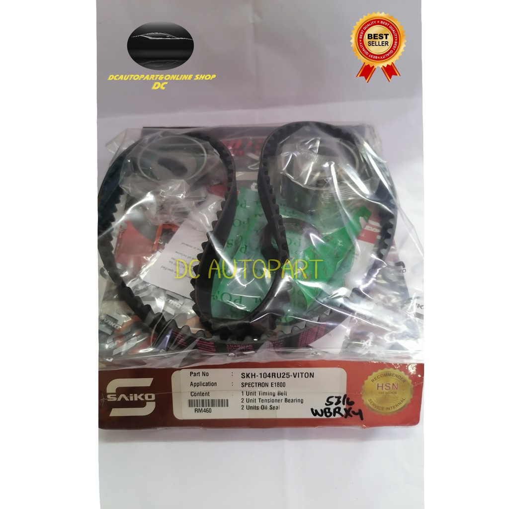 FORD SPECTRON E1800 1.8 F8 MAZDA BONGO 1.8 SAIKO TIMING BELT KIT SET ...