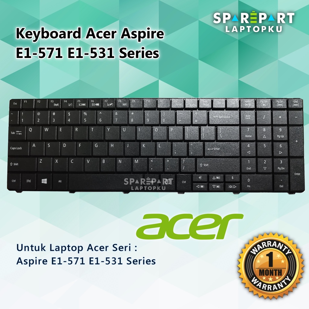 Acer Aspire E1-571 E1-531 Series Keyboard | Shopee Malaysia