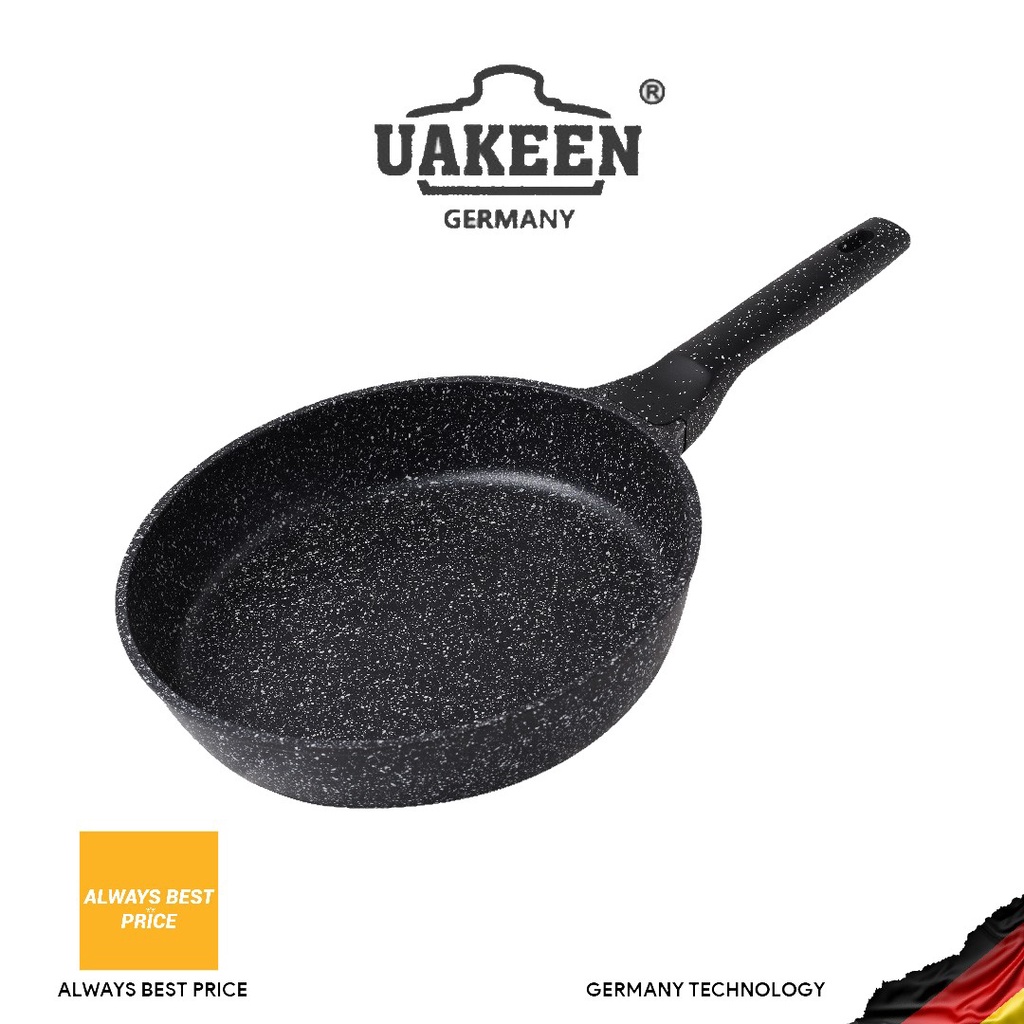 (NO LID)Germany Uakeen Cookware 20cm Fry Pan Coating Non Stick Set ...