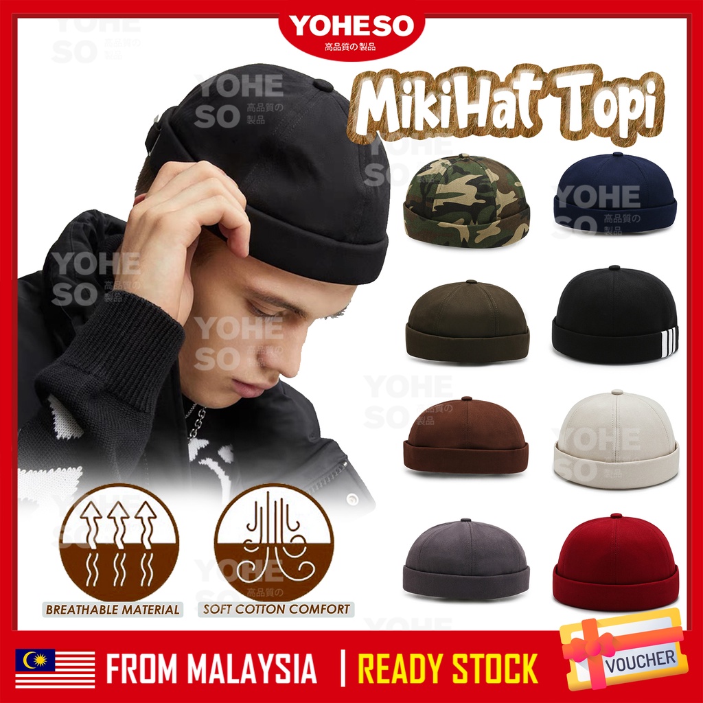 YOHESO MikiHat Topi Kopiah Viral Topiah Korean Style Trend Baru Songkok ...