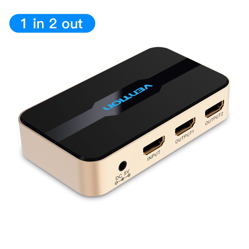 Vention HDMI Splitter 1 in 4 out / 1 in 2 out / 1 in 8 out TV Projector ...
