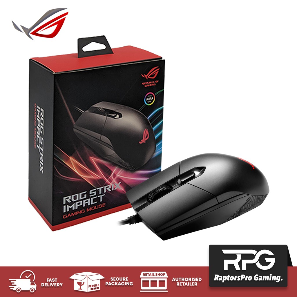 (READY STOCK) ASUS P303 ROG STRIX IMPACT GAMING MOUSE | Shopee Malaysia