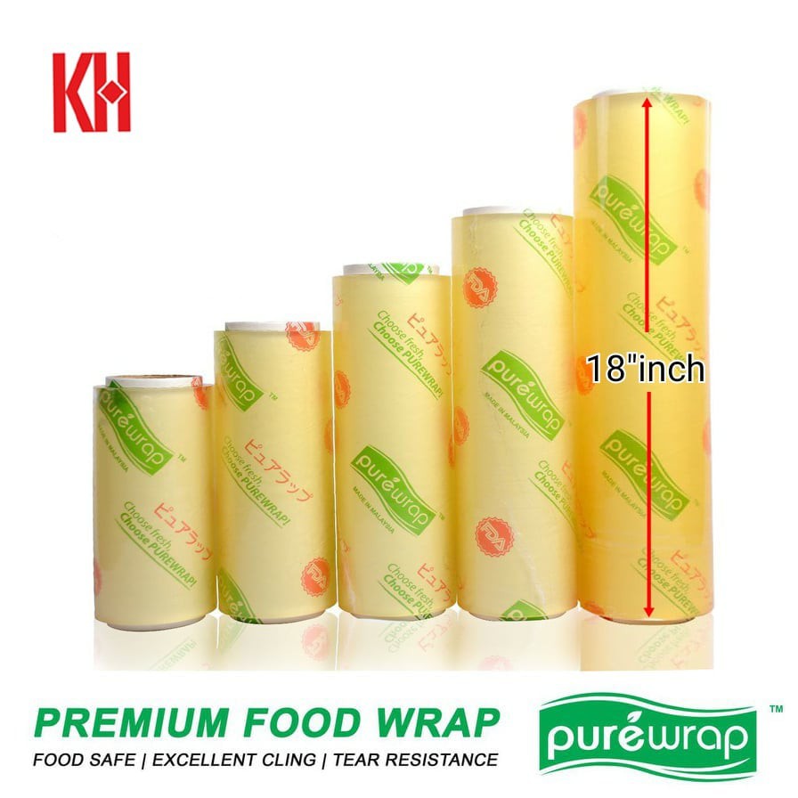 18" Purewrap Food Wrap / Cling Film / 45cm X 400m / Wrapping Firm ...