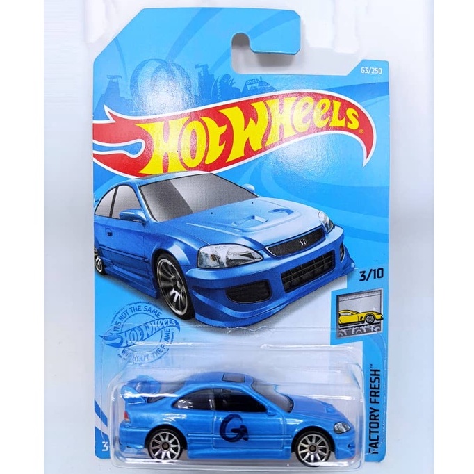 Hotwheels Factory Fresh Honda Civic Si Mini Model Car Collection ...