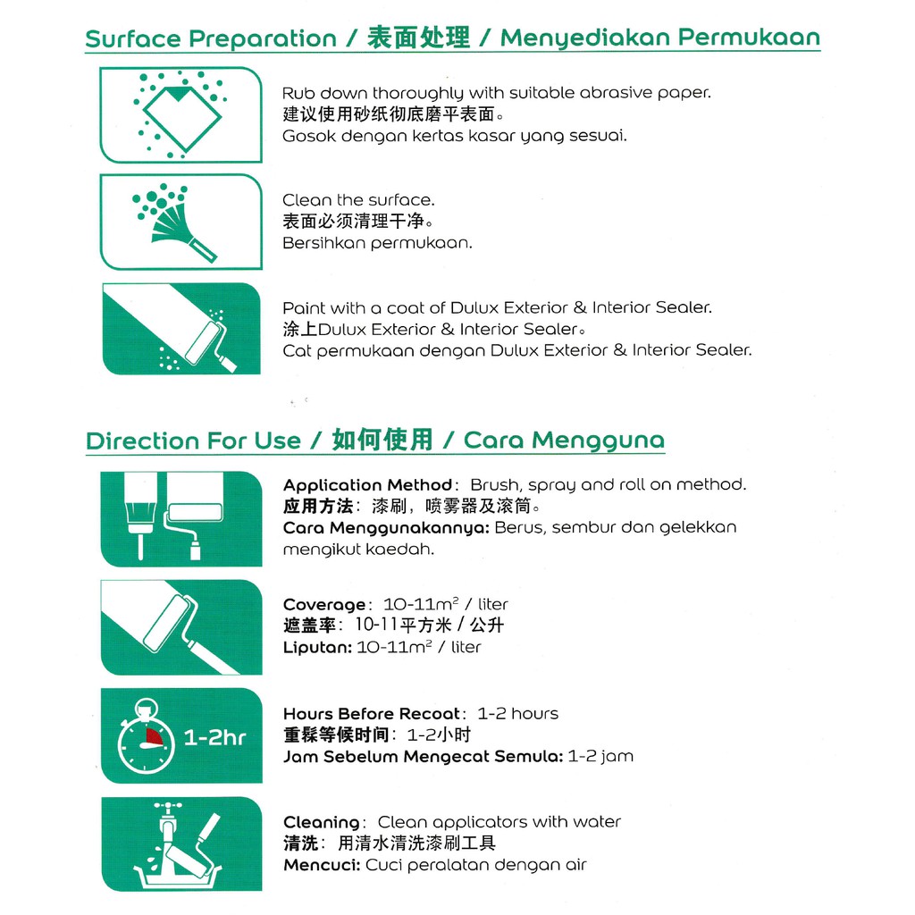 Dulux Maxilite Plus White 15245 White Suitable Interior Wall & Ceiling ...