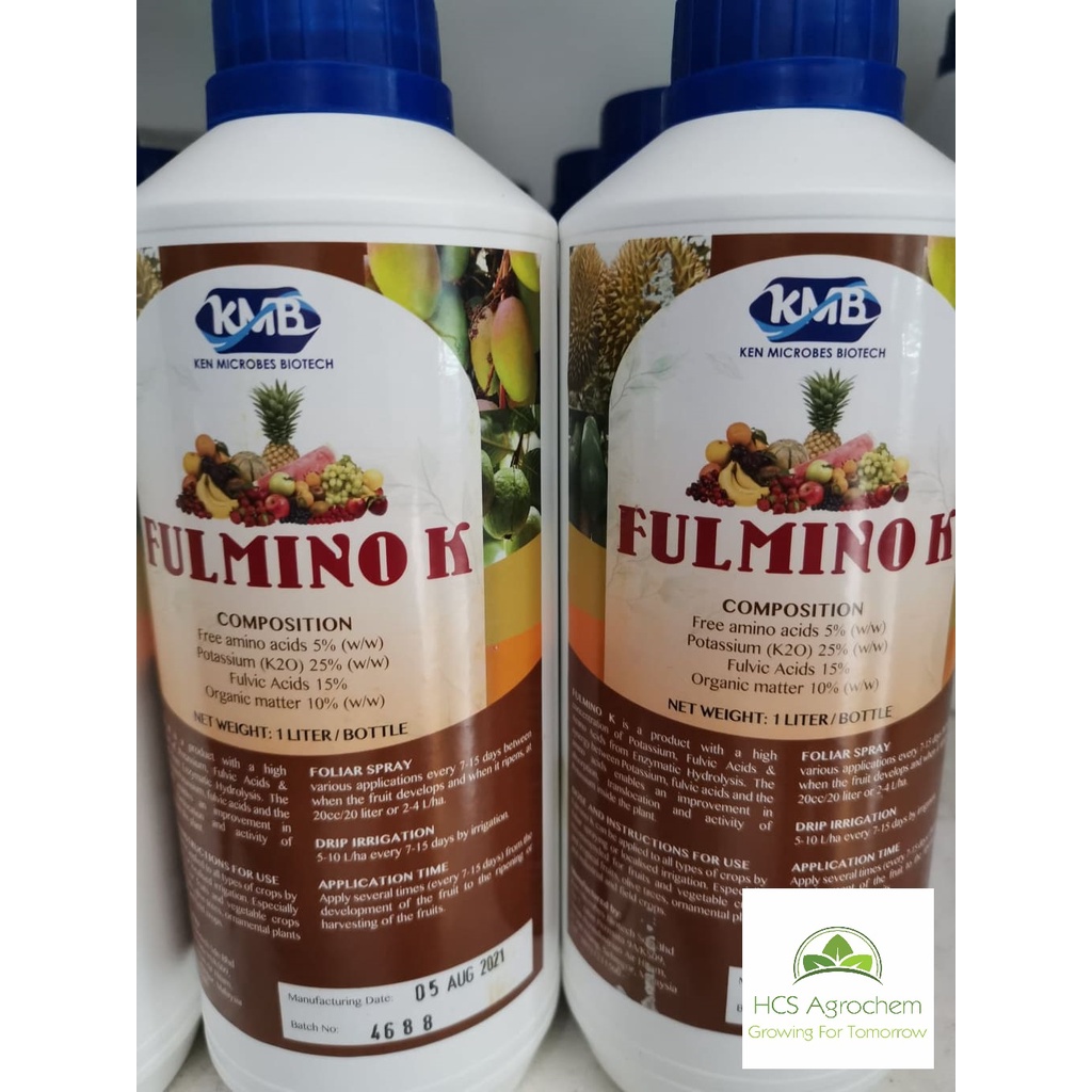 (+-1lit) Baja foliar organik Ken-Microbe Fulmino-K | Shopee Malaysia