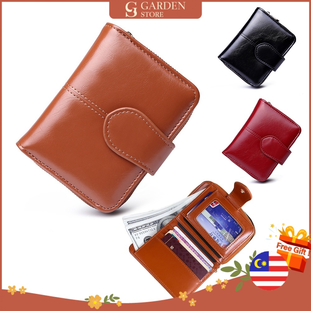 GS Fashion Premium PU Leather Small Hand Wallet Kulit Dompet Wanita ...
