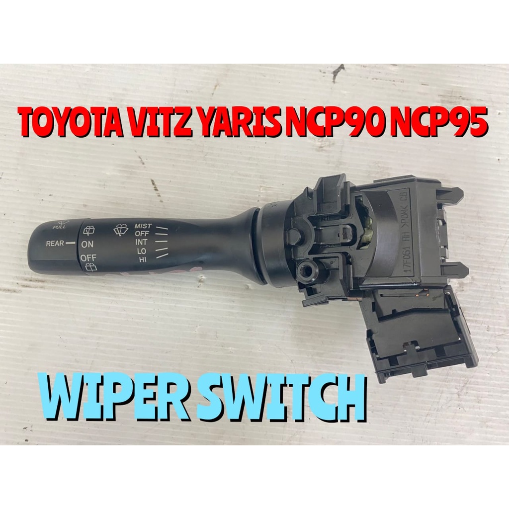 🇯🇵🇯🇵 Toyota Yaris Vitz NCP90 NCP95 Wiper Switch / Windshield Wiper ...