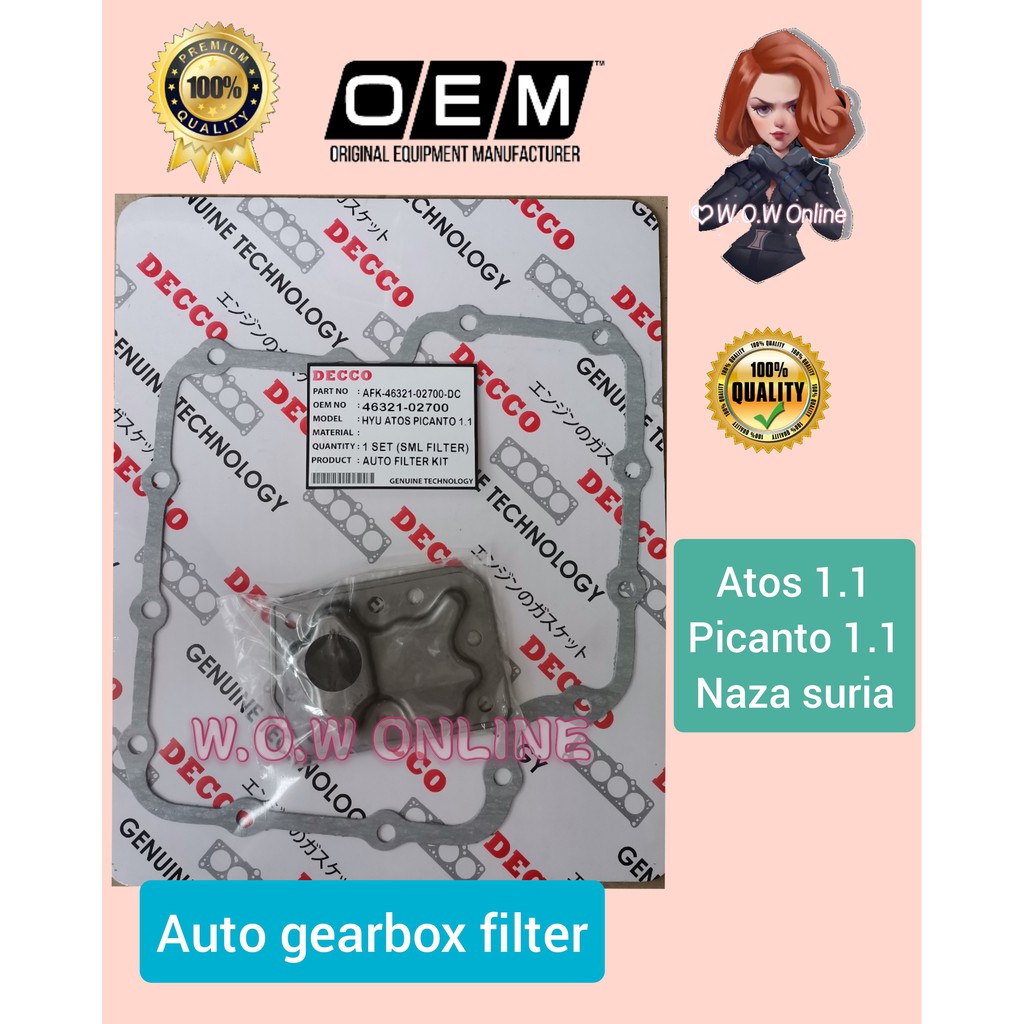 HYUNDAI ATOS 1.1, NAZA SURIA, KIA PICANTO 1.1,SUZUKI ALTO AUTO GEAR BOX ...