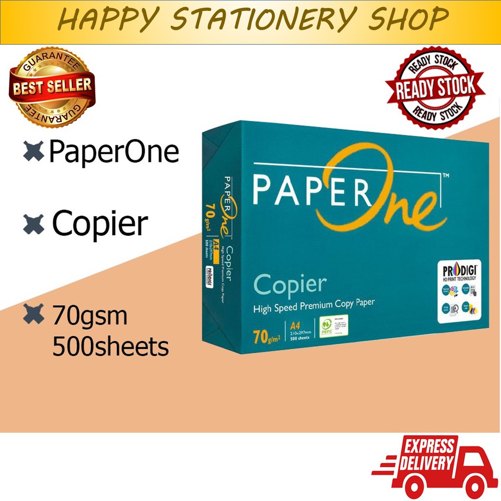 PAPERONE COPIER PAPER A4 70gsm (500's) | Shopee Malaysia