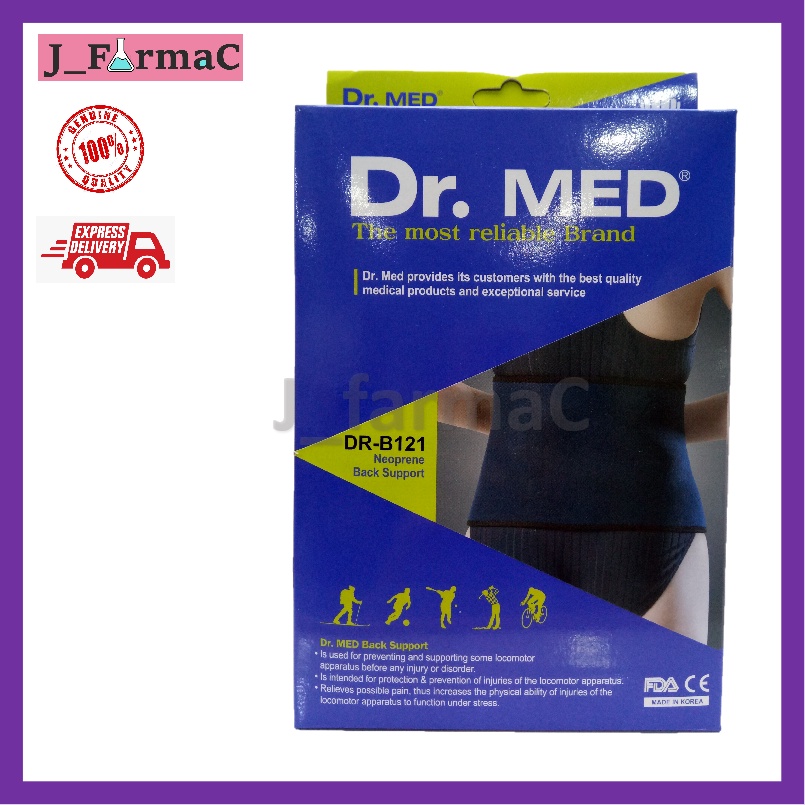 Dr Med Neoprene Back Support/Abdominal Binder (size L) | Shopee Malaysia