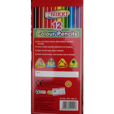 NIKKI COLOUR PENCILS | Shopee Malaysia