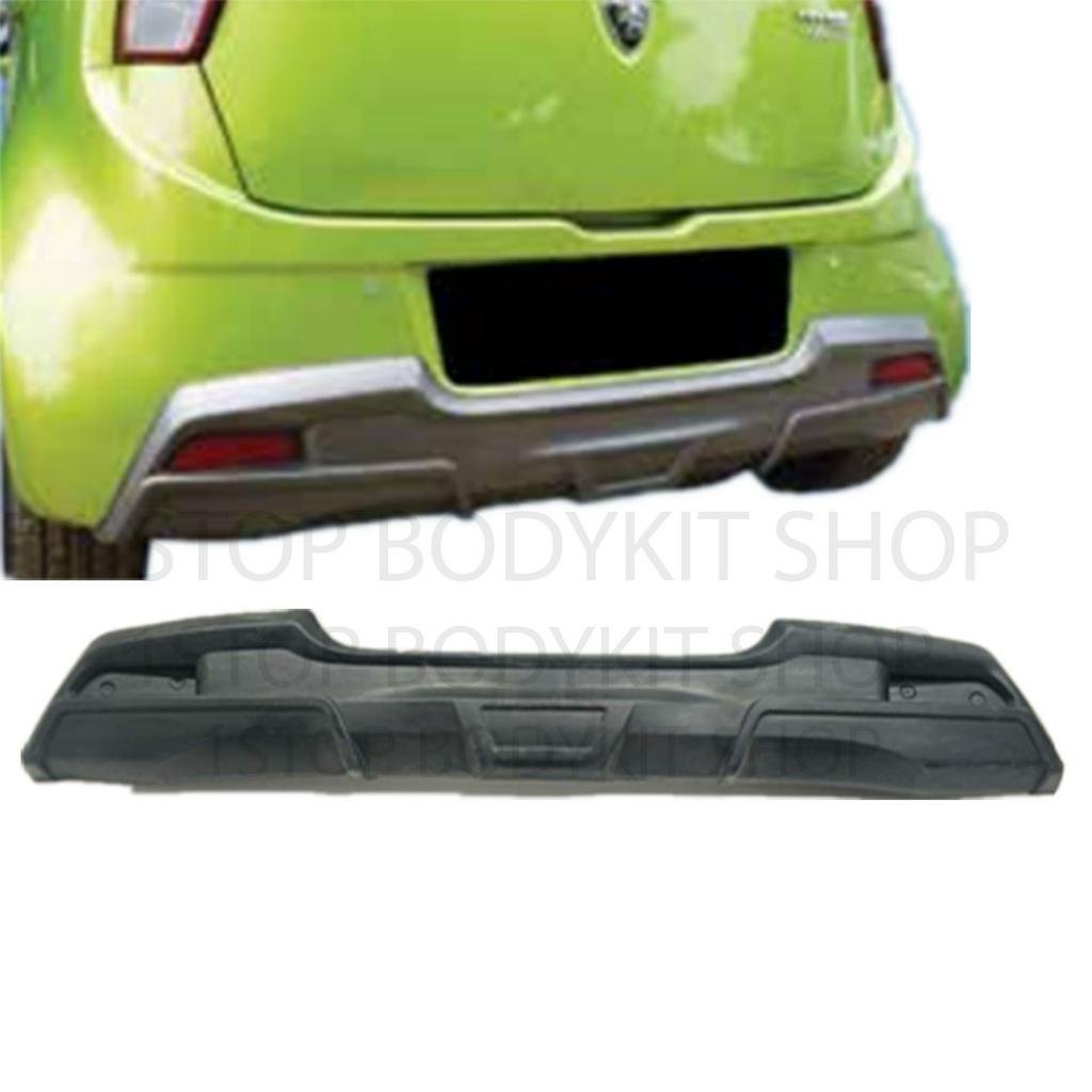 PROTON IRIZ REAR SKIRT OE POLYURETHANE (PU) SKIRT LIP BODYKIT | Shopee ...