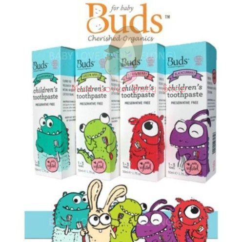 Buds - Children Toothpaste Xylitol 50ml (1-3 Years Old) | Shopee Malaysia