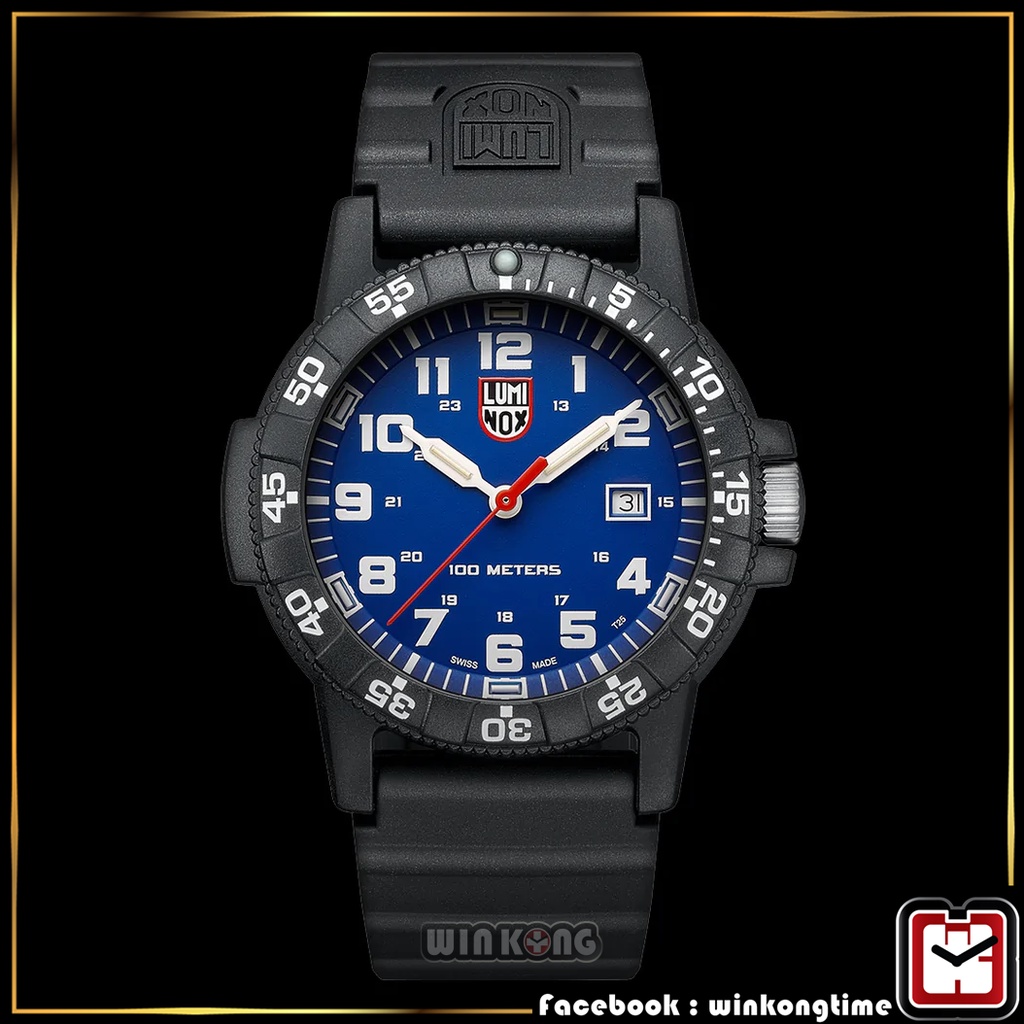 LUMINOX SWISS WATCH LEATHERBACK SEA TURTLE GIANT - 0323 BLUE (2 Years ...