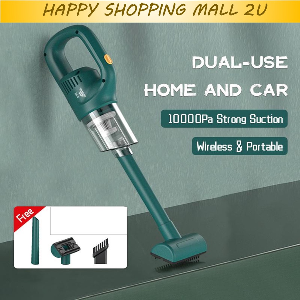 Wireless Car Vacuum Cleaner 10000pa Portable Wet And Dry 120w