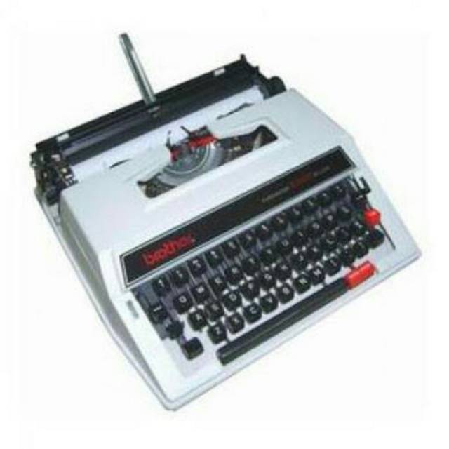 MESIN Brother M2000 Manual 13 Inch Folio/A4 Size Transverse-Typewriter ...