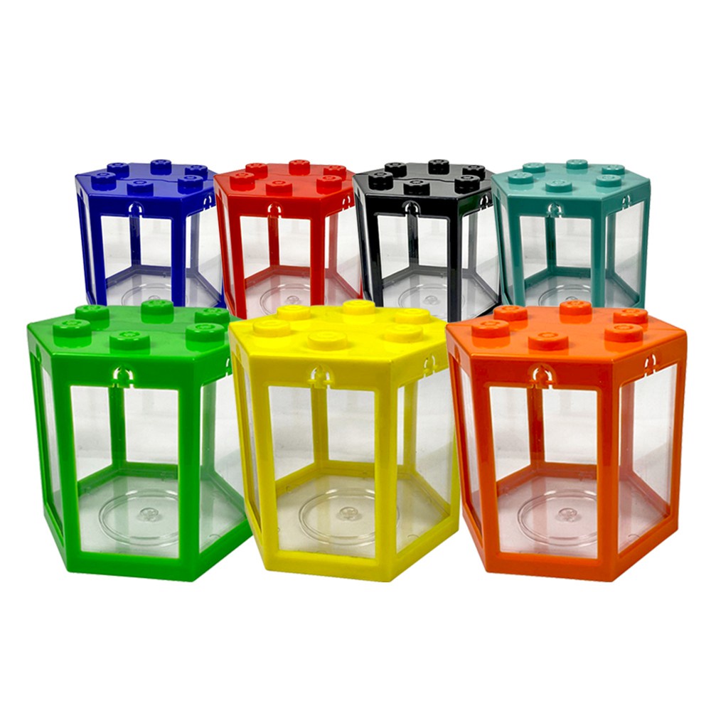 Hexagon Lego Tank New Style Block Tank Betta, Guppy Tank Building Block ...