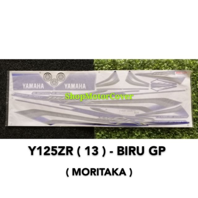 🔥MORITAKA🔥 YAMAHA Y125ZR Y125Z Y125 125 (NO.13) BIRU GP ~ STICKER BODY ...