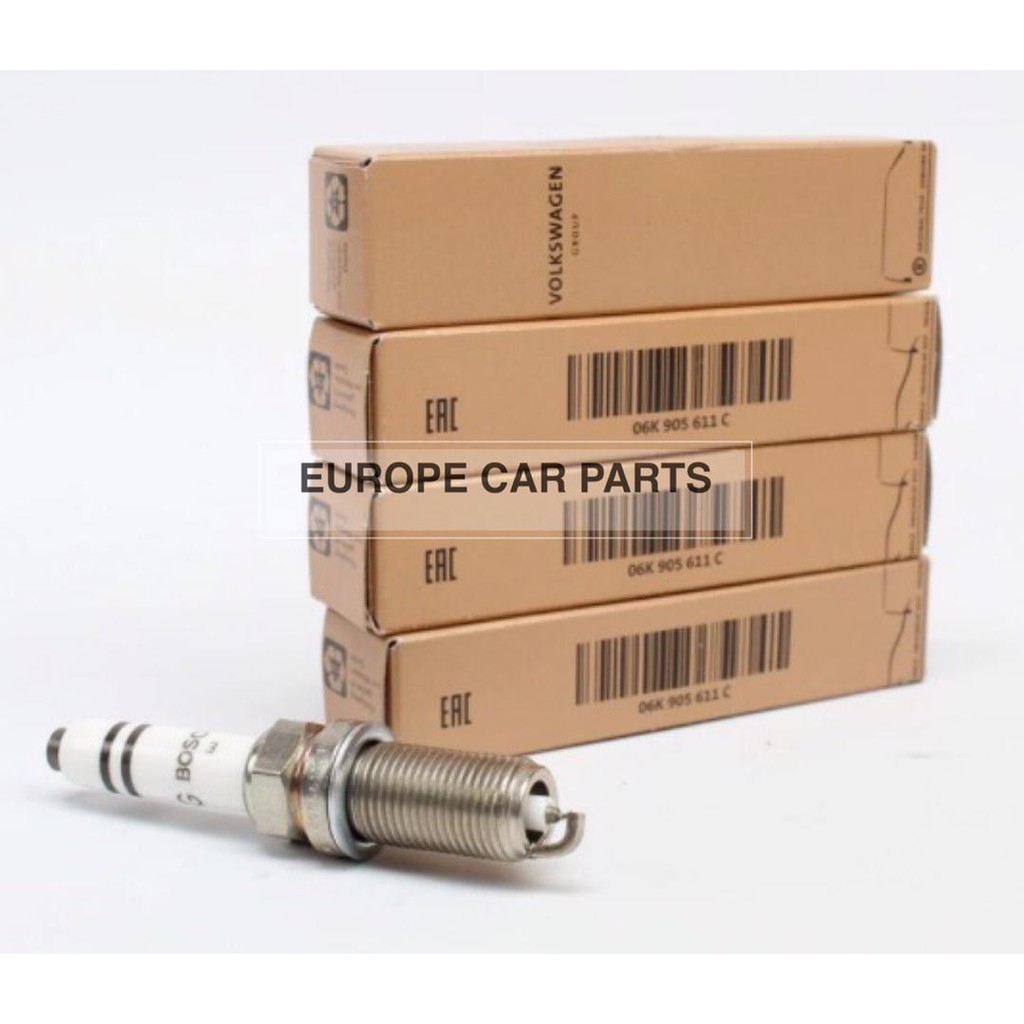 06K905611C 1SET 4PCS SPARK PLUG 1.8 2.0 GOLF MK7 / PASSAT B8 / A4 / A5 ...