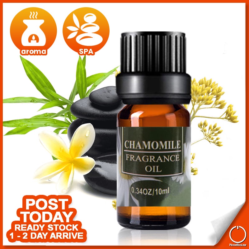 𝗣𝗨𝗥𝗘 𝗡𝗔𝗧𝗨𝗥𝗔𝗟 Essential Oil 10ml Minyak Aromatherapy Diffusers Relieve ...