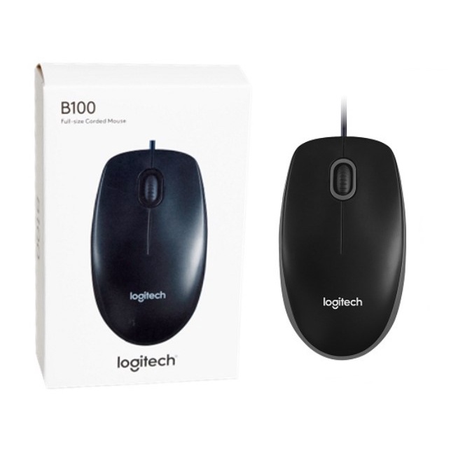 Original Logitech B100 / M100R Wired Mouse Logitech B100 Mouse M100R ...
