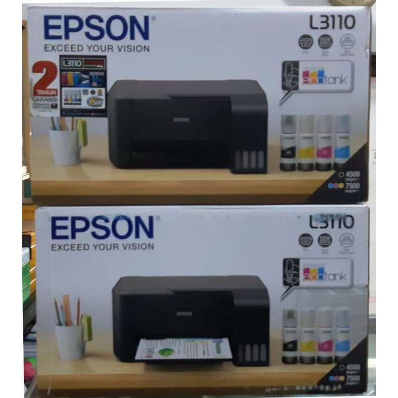 Epson Ecotank L3110 Aio Ink Tank Printer Shopee Malaysia