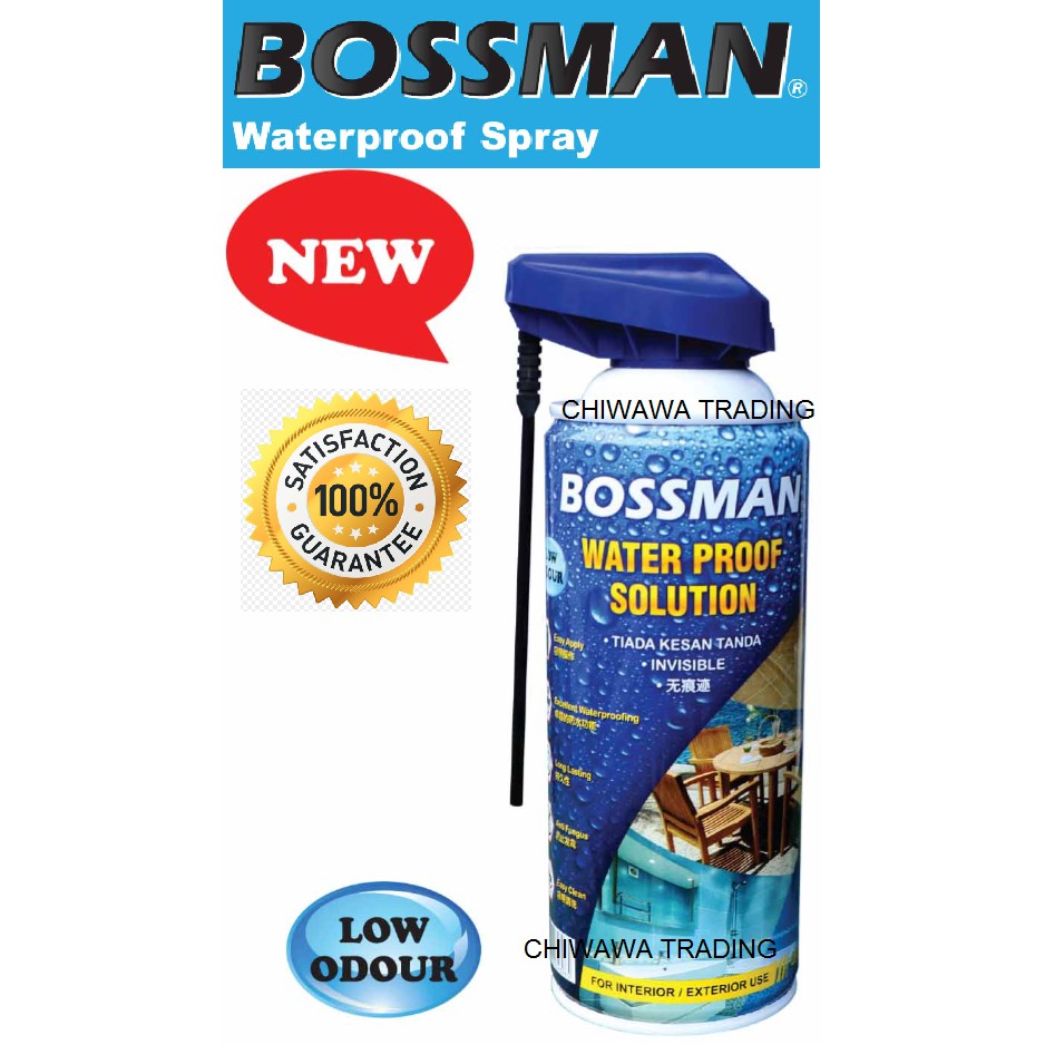 BOSSMAN 400ml BWS400 Aerosol Water Proof Solution Spray Nano Spray ...