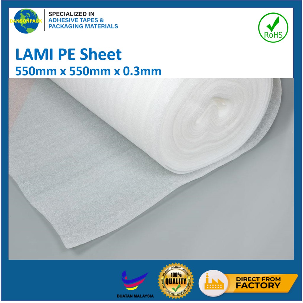 Lami PE Foam Sheet 550mm x 550mm x 0.3mm *READY STOCK* | Shopee Malaysia