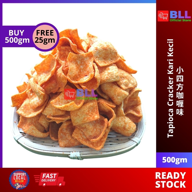 Kerepek Tapioca Ubi Kayu Halal Timbang Bika Cracker Kecil Kari Curry ...