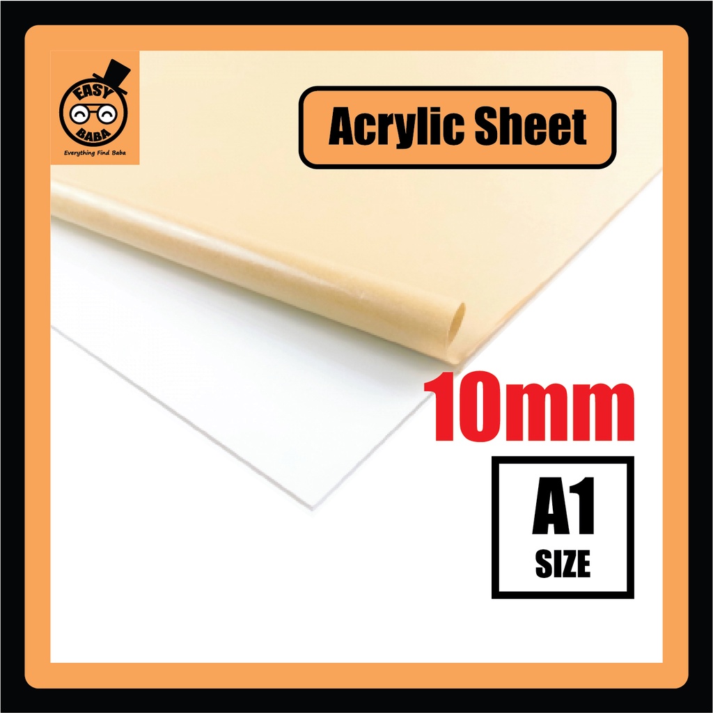 🔥 Acrylic Sheet Perspex Plexiglass 10mm A1 Size 🔥 | Grade A Casting ...