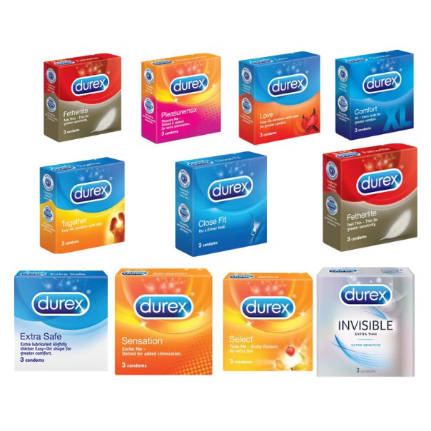 Durex Condom 3pcs Love Together Close fit | Shopee Malaysia