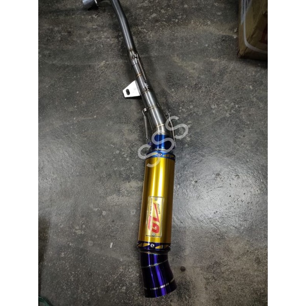 GL RACING💯 EXHAUST OPEN EX5 WAVE 125 KRISS 100 SRL 110 115 CLASS sym ...