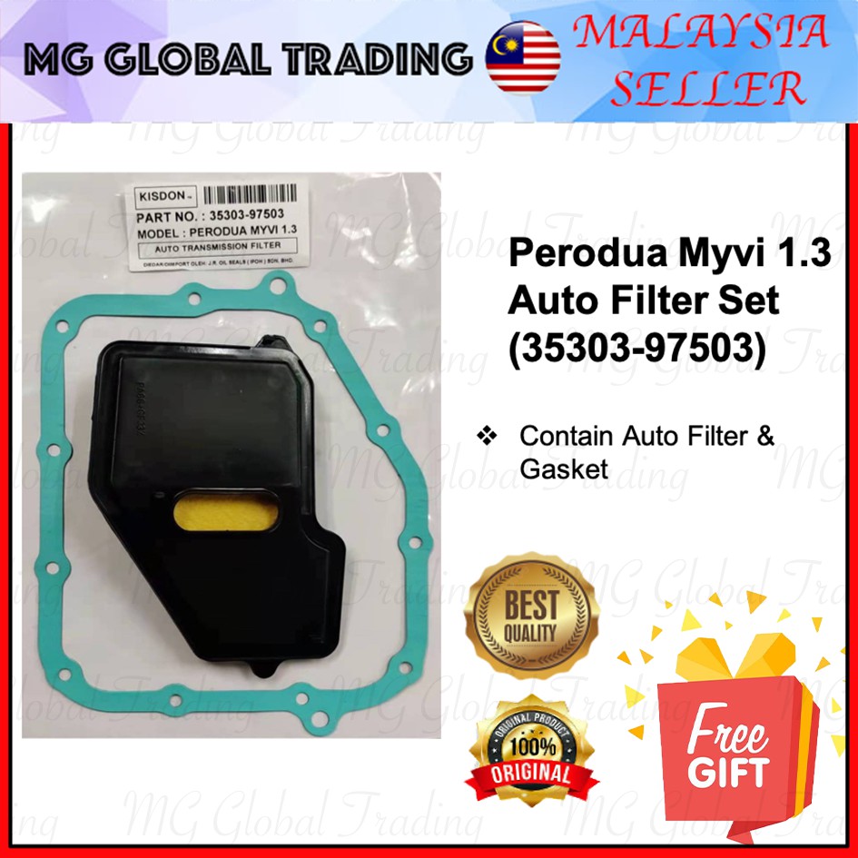 Perodua Myvi 1.3 Alza Auto Transmission Filter Kit Set (35303-97503 ...