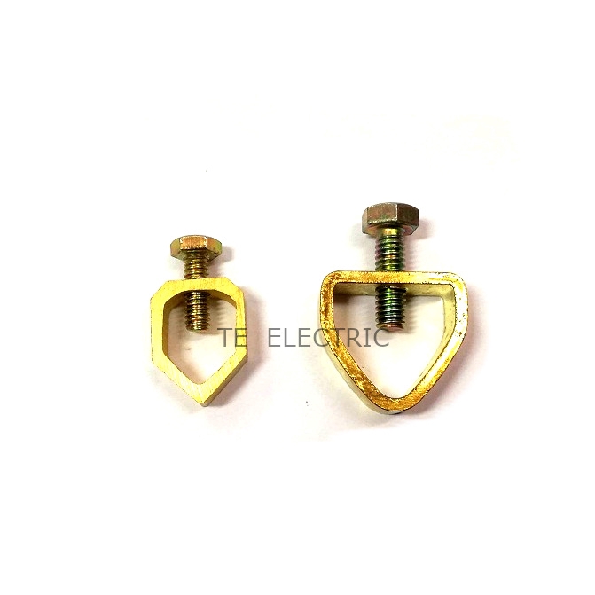 COPPER CLAMP HEAVY DUTY BIG / SMALL BRASS CLAMP EARTHING ACCESSORIES ...