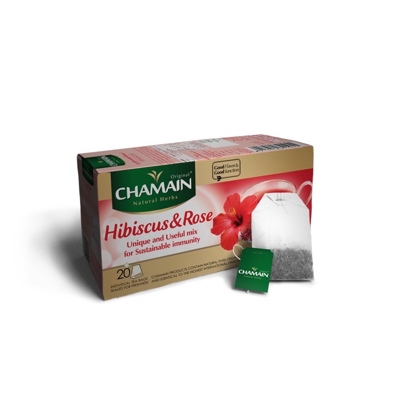 CHAMAIN HIBISCUS/ CHAMAIN HIBISCUS AND ROSE/ HERBAL TEA/ TEH HERBA ...