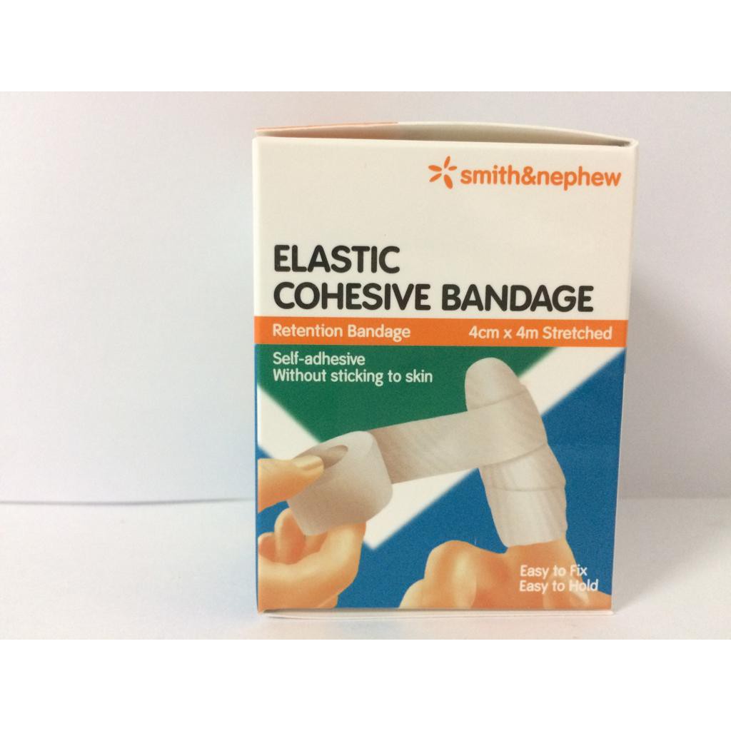 SMITH & NEPHEW ELASTIC COHESIVE BANDAGE 4CMX4M(1'S) | Shopee Malaysia