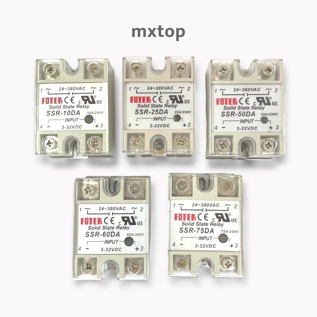 Fotek Solid State Relay SSR ( SSR-10DA / SSR-25DA ) | Shopee Malaysia