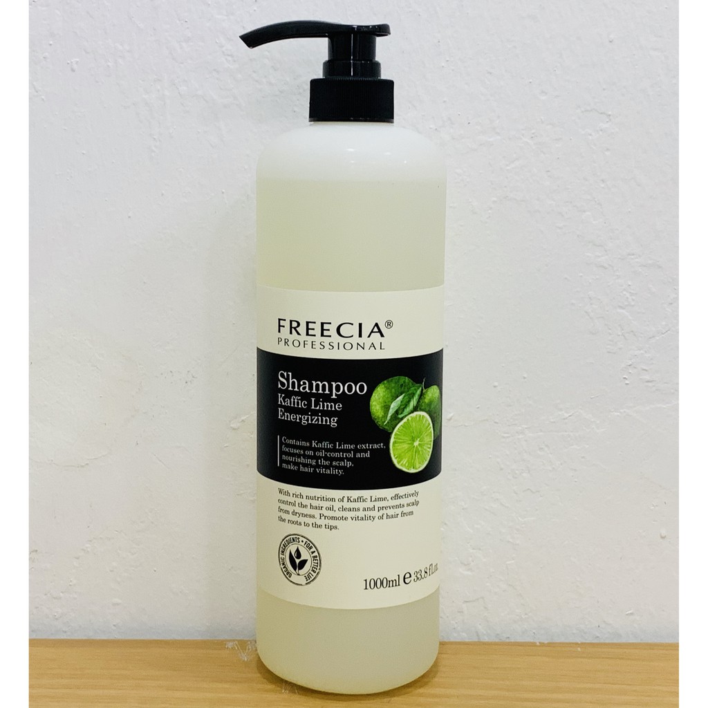 FREECIA PROFESSIONAL Organic Kaffic Lime Energizing Shampoo (1000ml ...