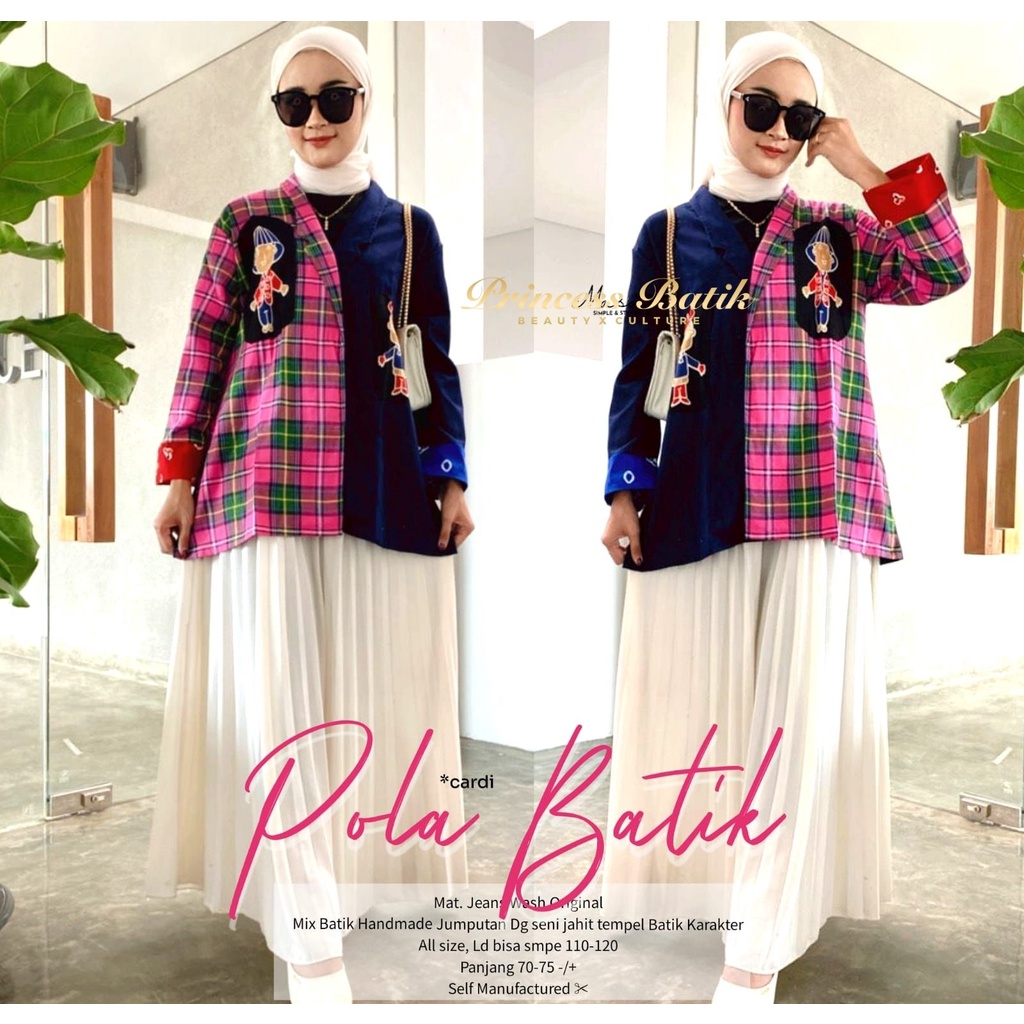Cardi BATIK Pattern BATIK OUTER Beautiful Java Ethnic Special SOLO ...