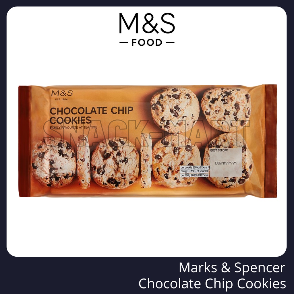 M&S Mark & Spencer Chocolate Chip Cookies 200g/ 400g | Shopee Malaysia