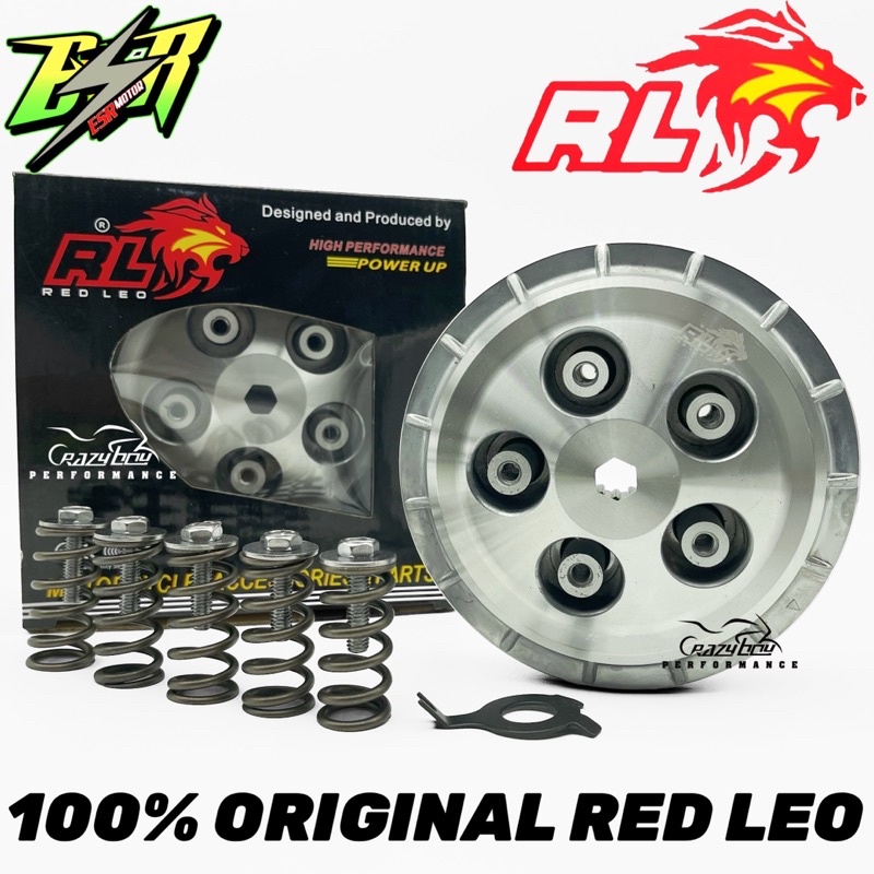 RED LEO HYPER CLUTCH ESR 100% ORIGINAL Y15ZR INCLUDE 5 CLUTCH SPRING ESR MOTOR REDLEO HYPER ...